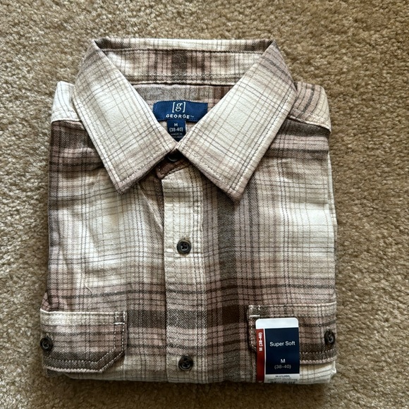 George | Shirts | Mens Flannel Shirt | Poshmark